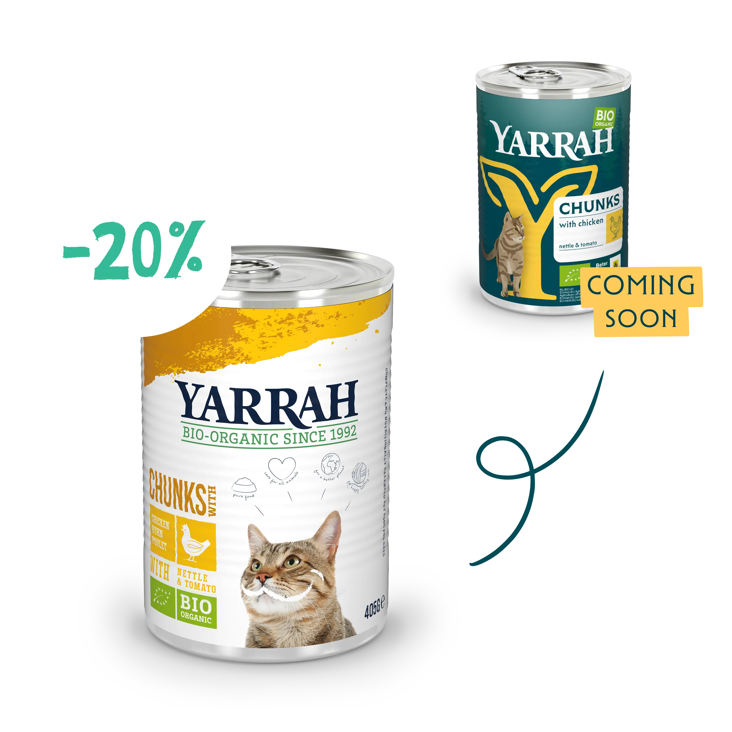 Yarrah Organic Cat Food: Chicken Chunks