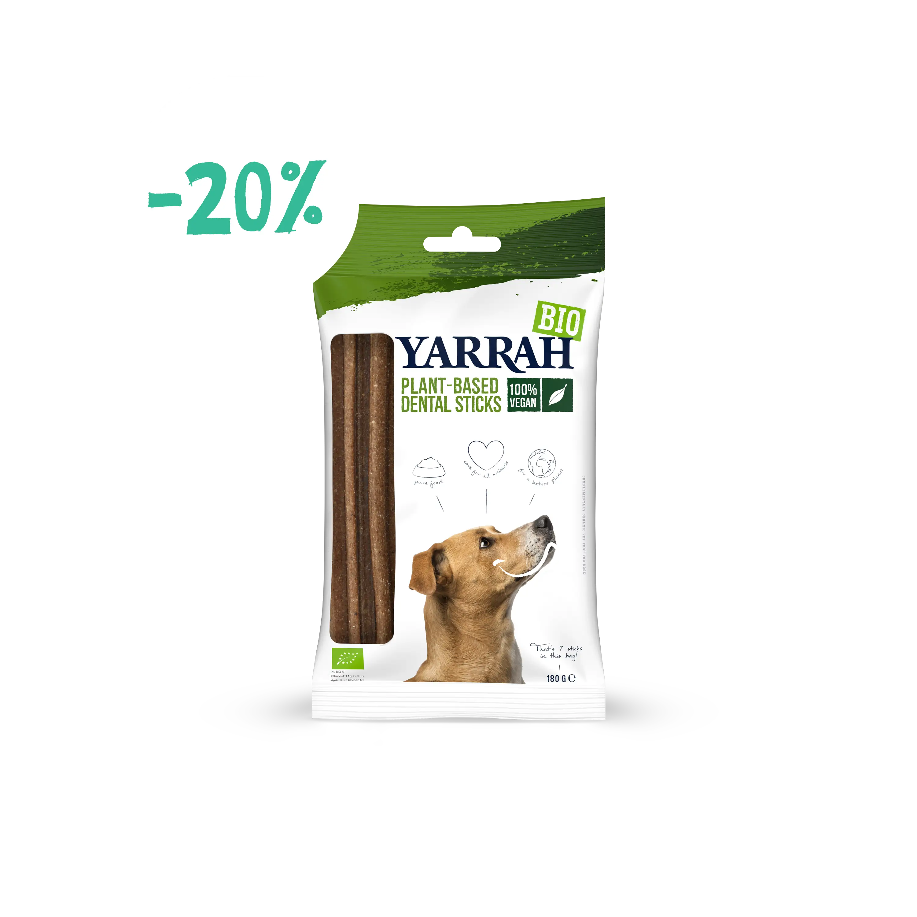 Organic vegan dental sticks for dogs | 7157