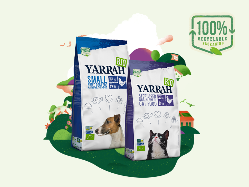 Yarrah Organic Petfood launches recyclable packaging | Yarrah